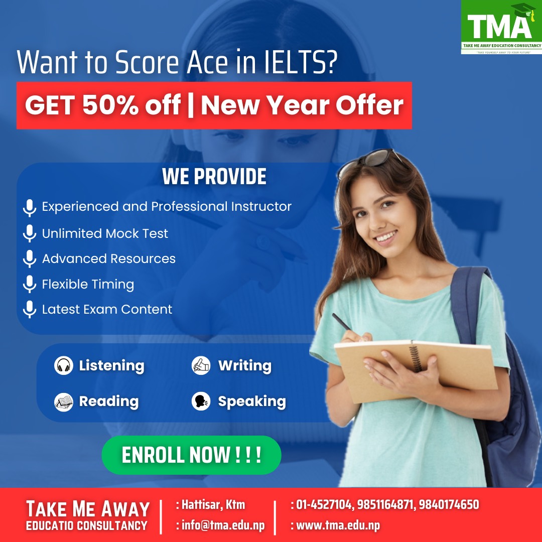 SCORE ACE IN YOUR IELTS | TMA CONSULTANCY - TMA Education Consultancy