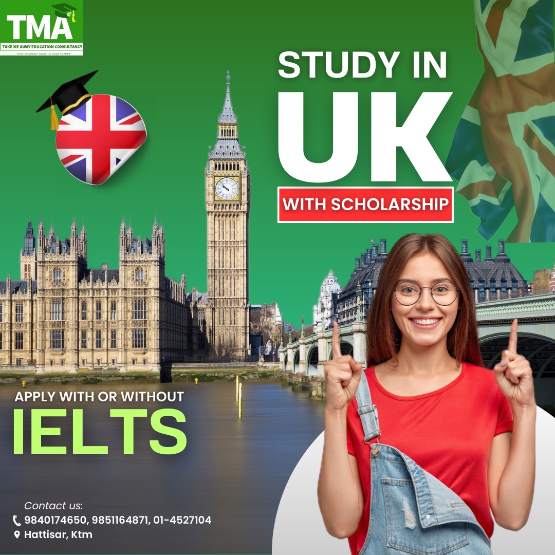 STUDY IN UK WITH OR WITHOUT IELTS | SCHOLARSHIP AVAILABLE | TMA ...