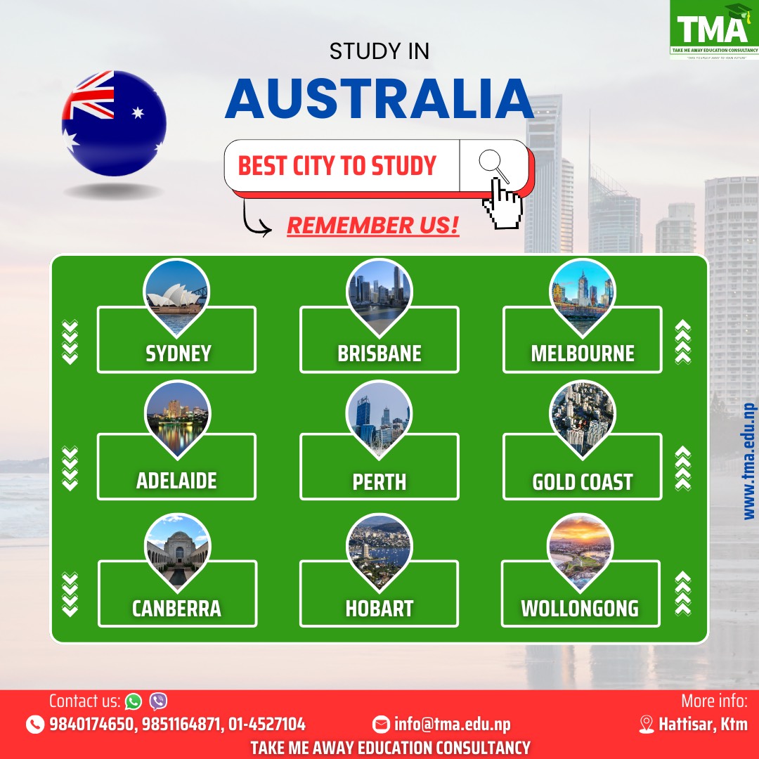 STUDY IN AUSTRALIA | TO CITY TO STUDY IN AUSTRALIA | TMA CONSULTANCY ...