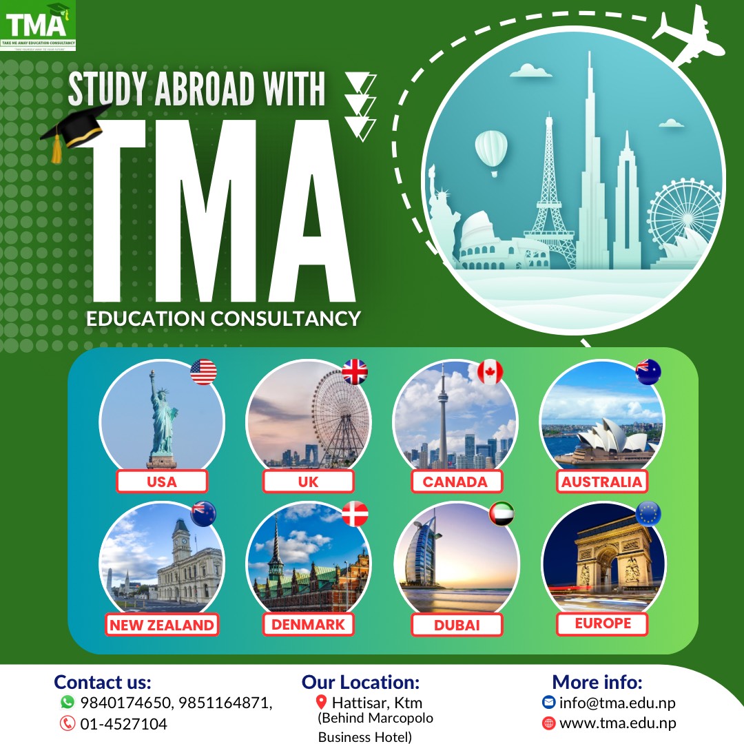 REMEMBER US FOR ABROAD STUDY | TMA CONSULTANCY - TMA Education Consultancy