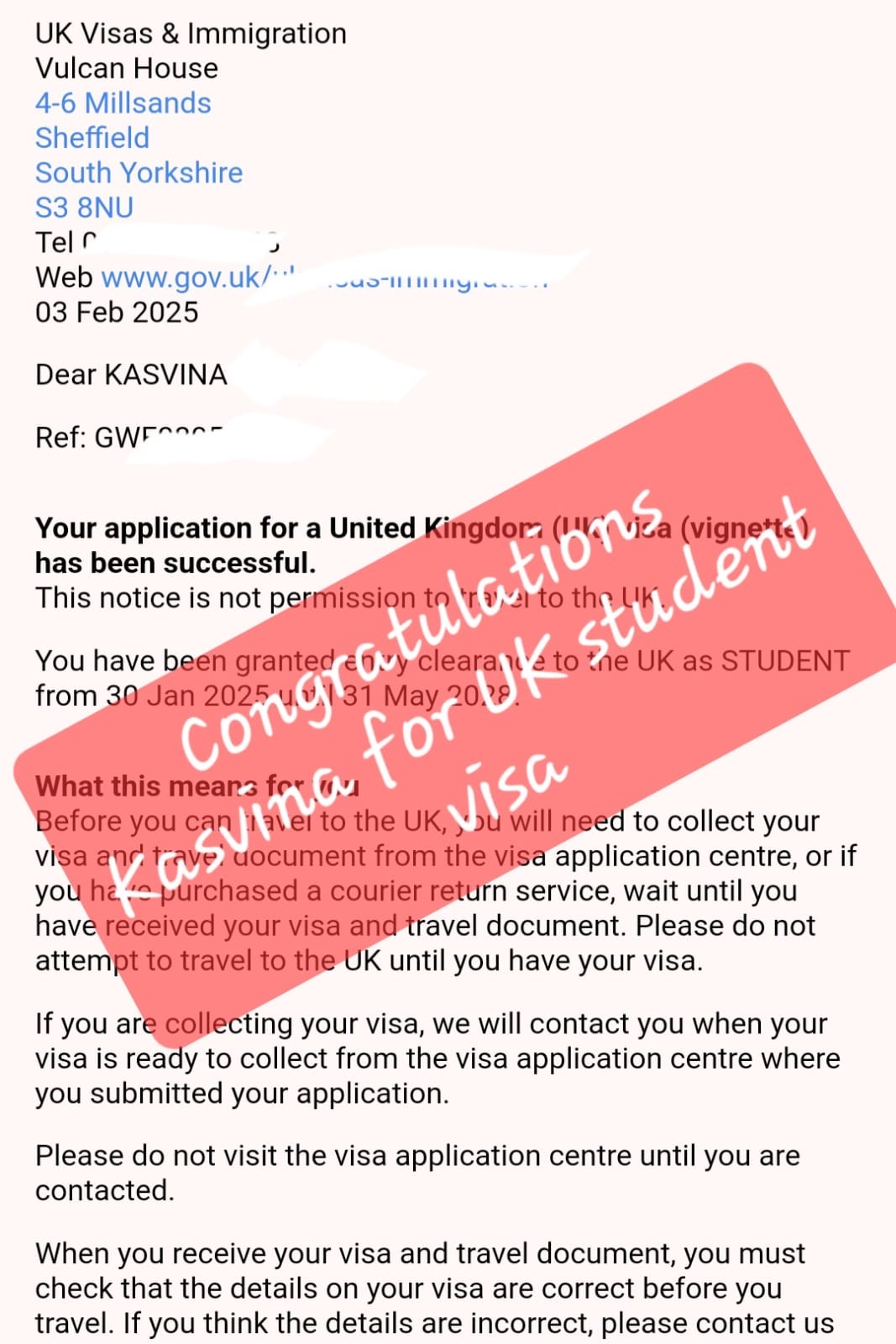 UK VISA GRANTED | CONGRATULATIONS FOR UK STUDY VISA APPROVAL | TMA ...